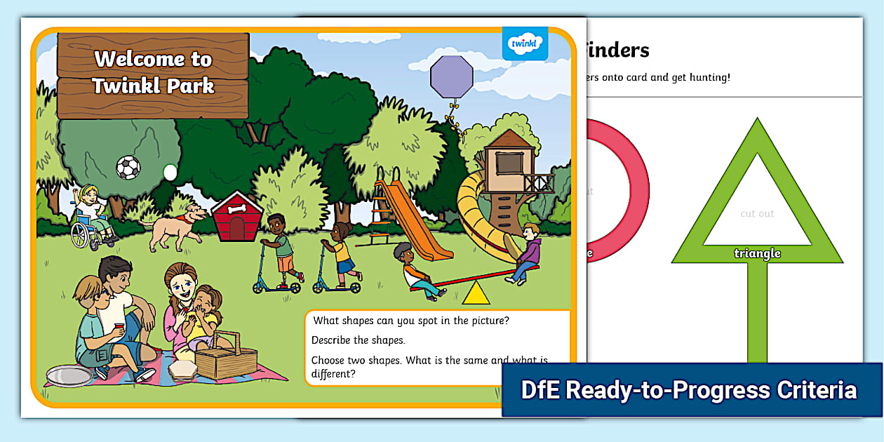 👉 2D Shapes Spotting Scene Activity (Teacher-Made)