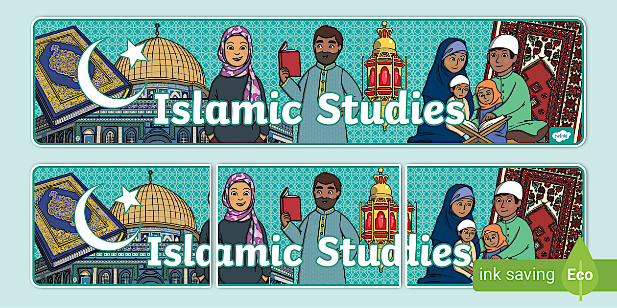 Islamic Studies Display Banner (teacher made) - Twinkl