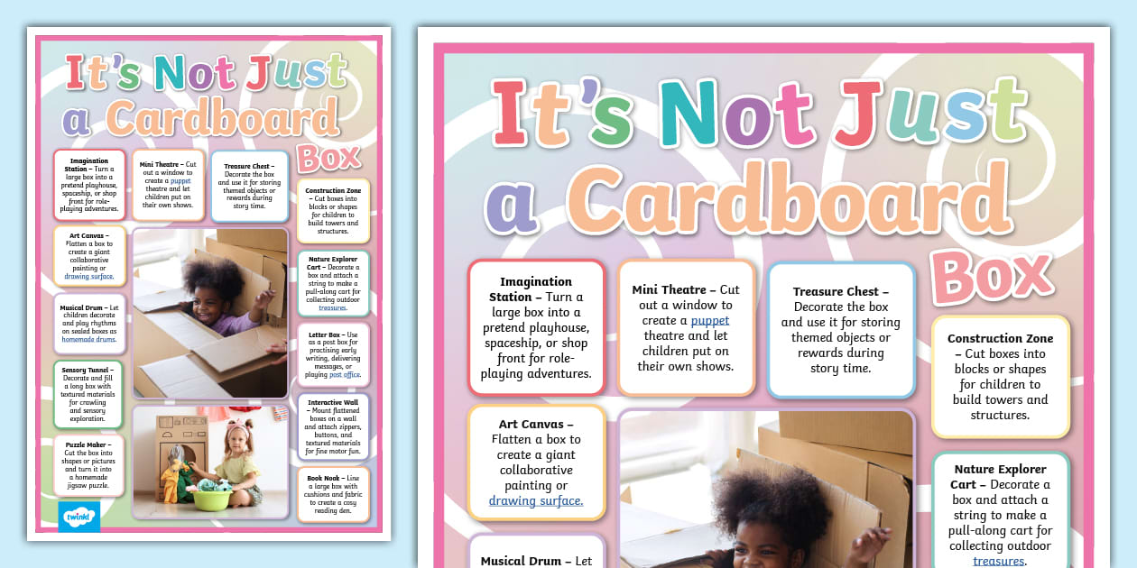 It's Not Just a Cardboard Box Poster (professor feito)