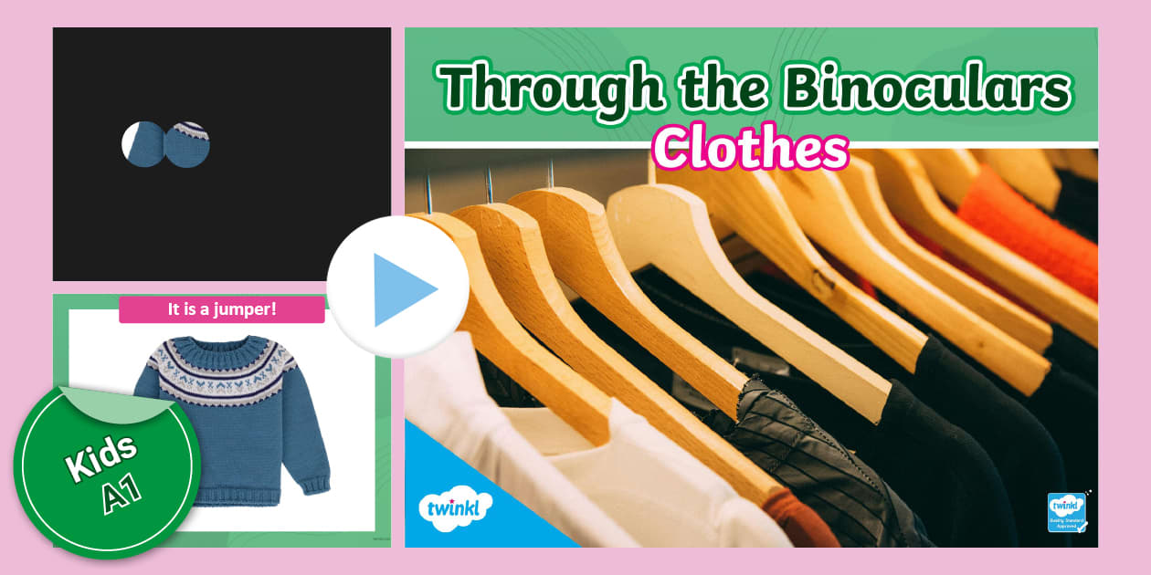 ESL Clothes Game for Kids (Teacher-Made) - Twinkl