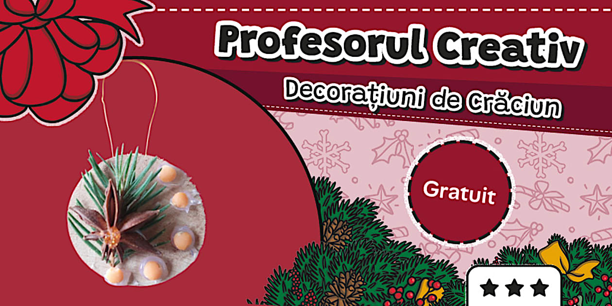 Globul parfumat – Profesorul creativ Decorațiuni de Crăciun