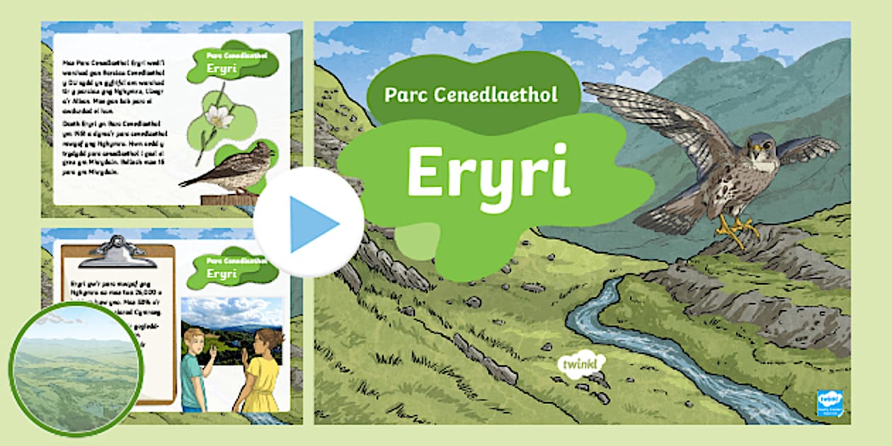 Parc Cenedlaethol Eryri – Pŵerbwynt Eryri ar gyfer CC3