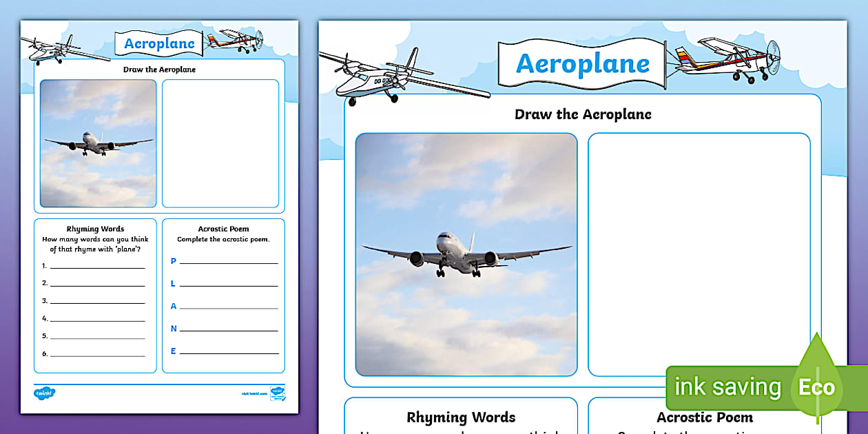 Aeroplane Boredom Buster (teacher made) - Twinkl