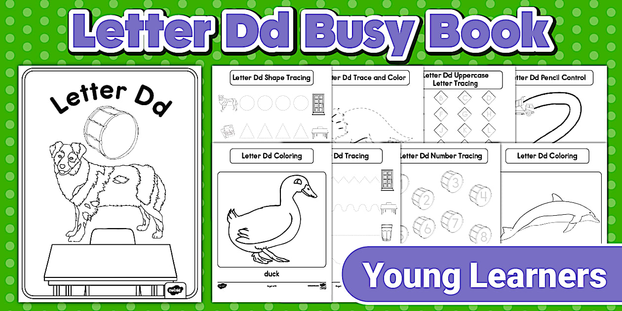 Letter Dd Busy Book
