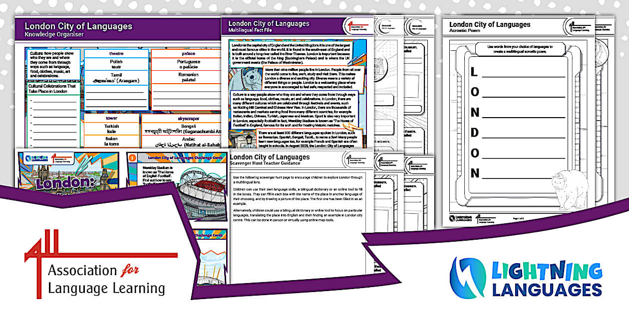 👉 London: City of Languages | Multilingual Activity Pack