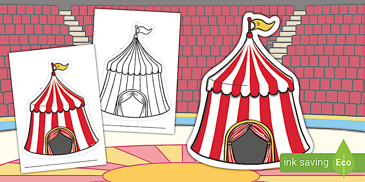 Circus Tent Cut-Out