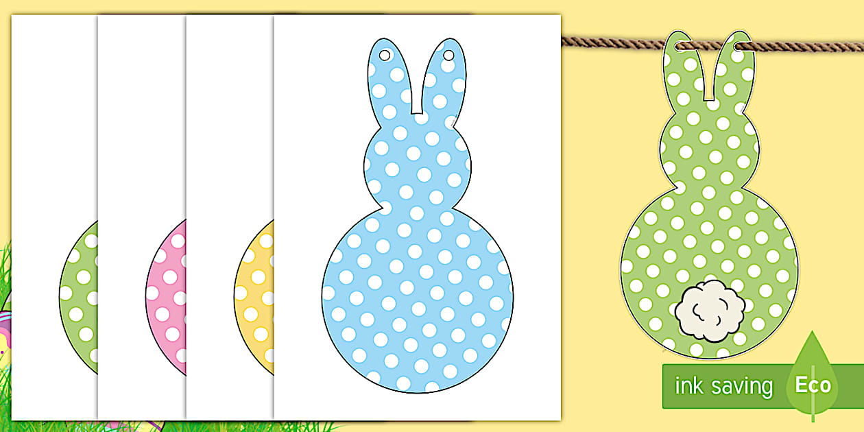 Easter Bunting - Classroom Display Resources - Printable