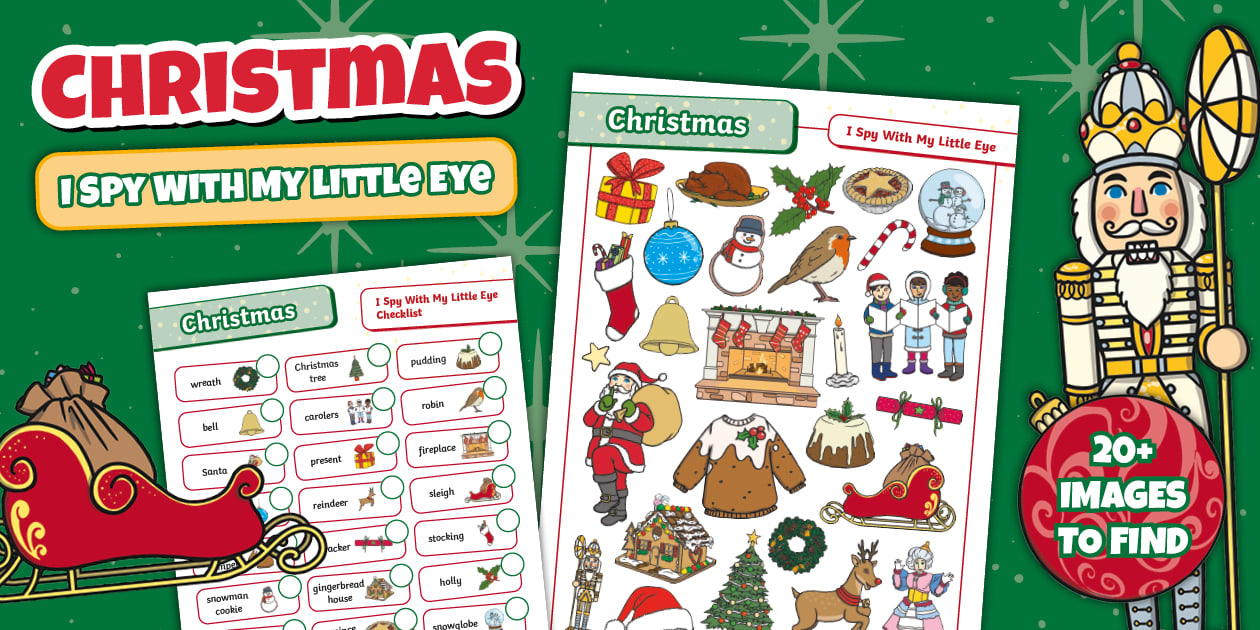 Christmas I Spy With My Little Eye Activity