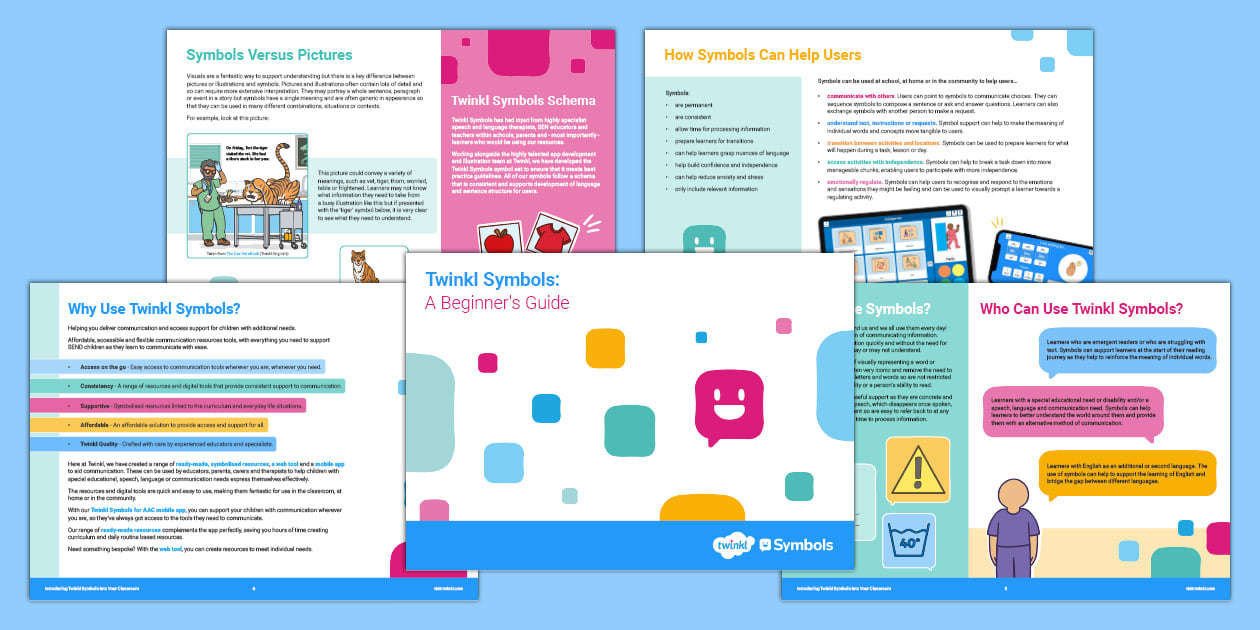 Using Twinkl Symbols in Your Classroom - Teacher Guide