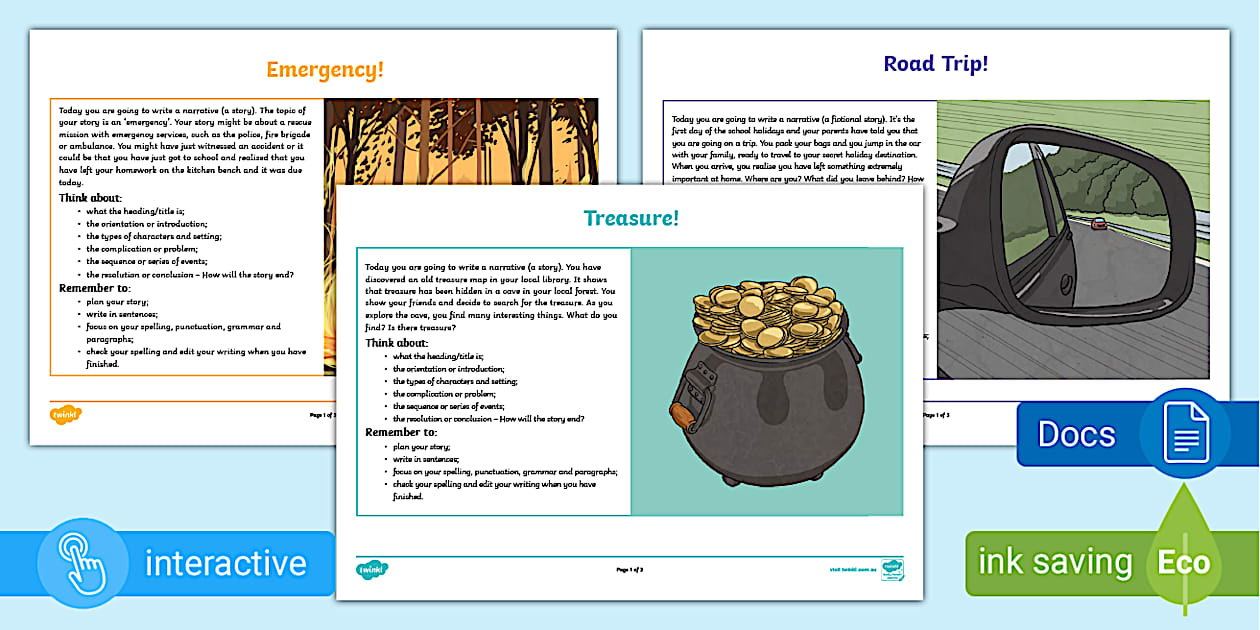 Year 3 NAPLAN-Style Writing Example Tests - Narrative
