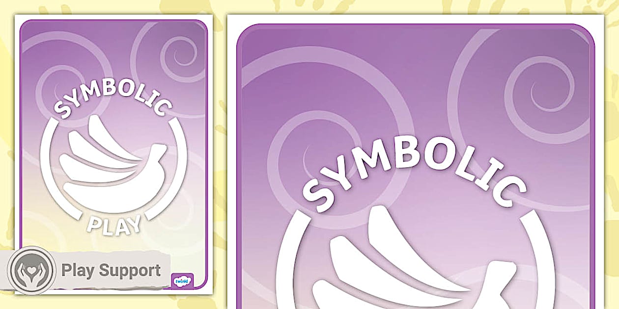Symbolic Play Icon Display Poster (l'insegnante ha fatto)