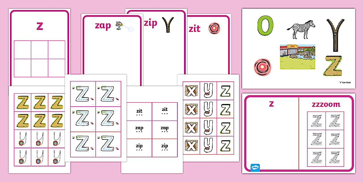 'z' - Level 3 Twinkl Phonics SEND Workstation Pack - Twinkl