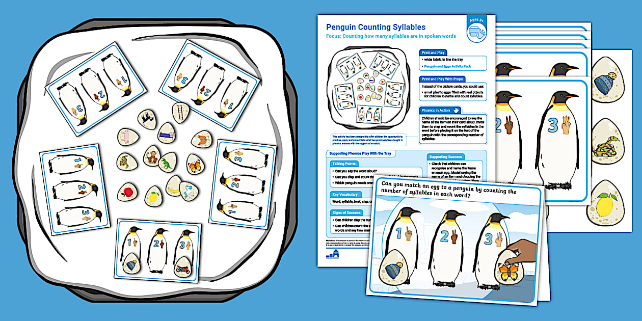 Penguin Tuff Tray | Penguin Tuff Tray Ideas | Twinkl | EYFS
