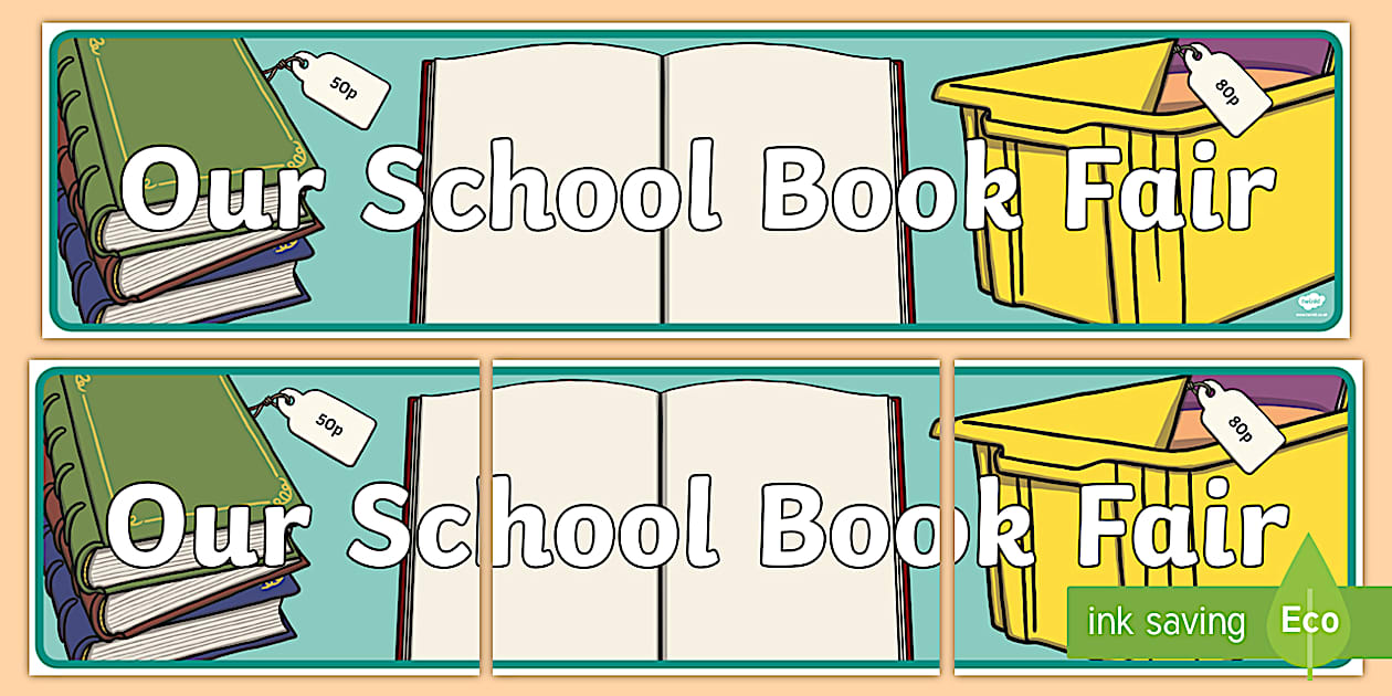 👉 School Book Fair Display Banner (teacher made) - Twinkl
