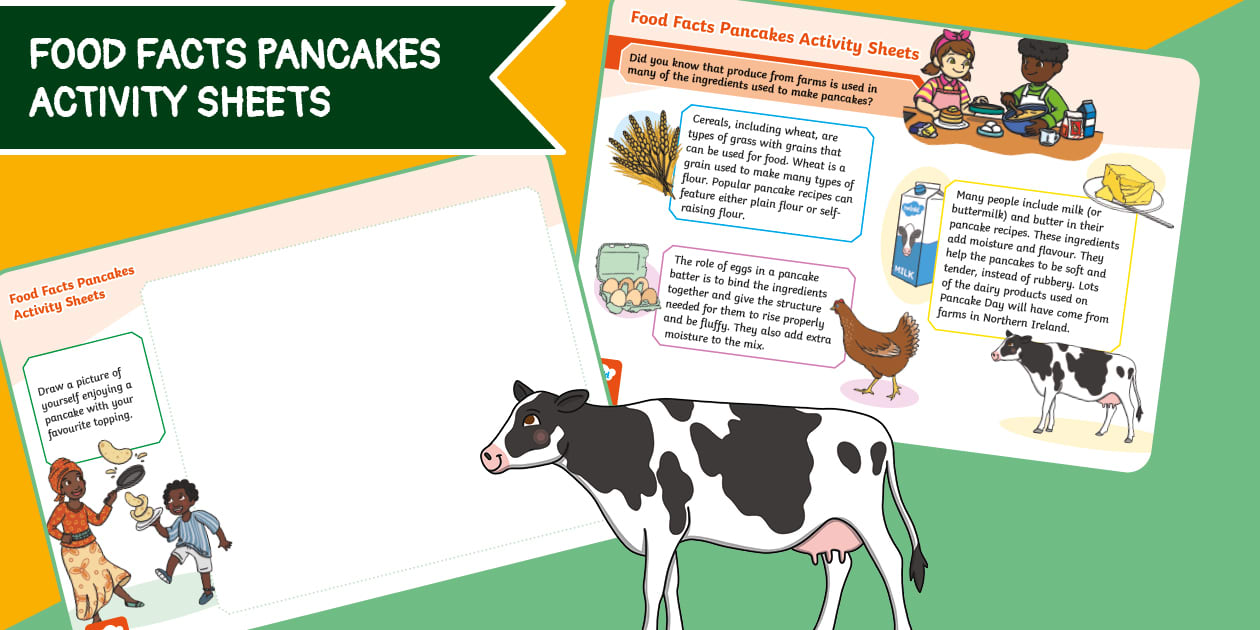 NI Food Facts Pancakes Activity Sheets