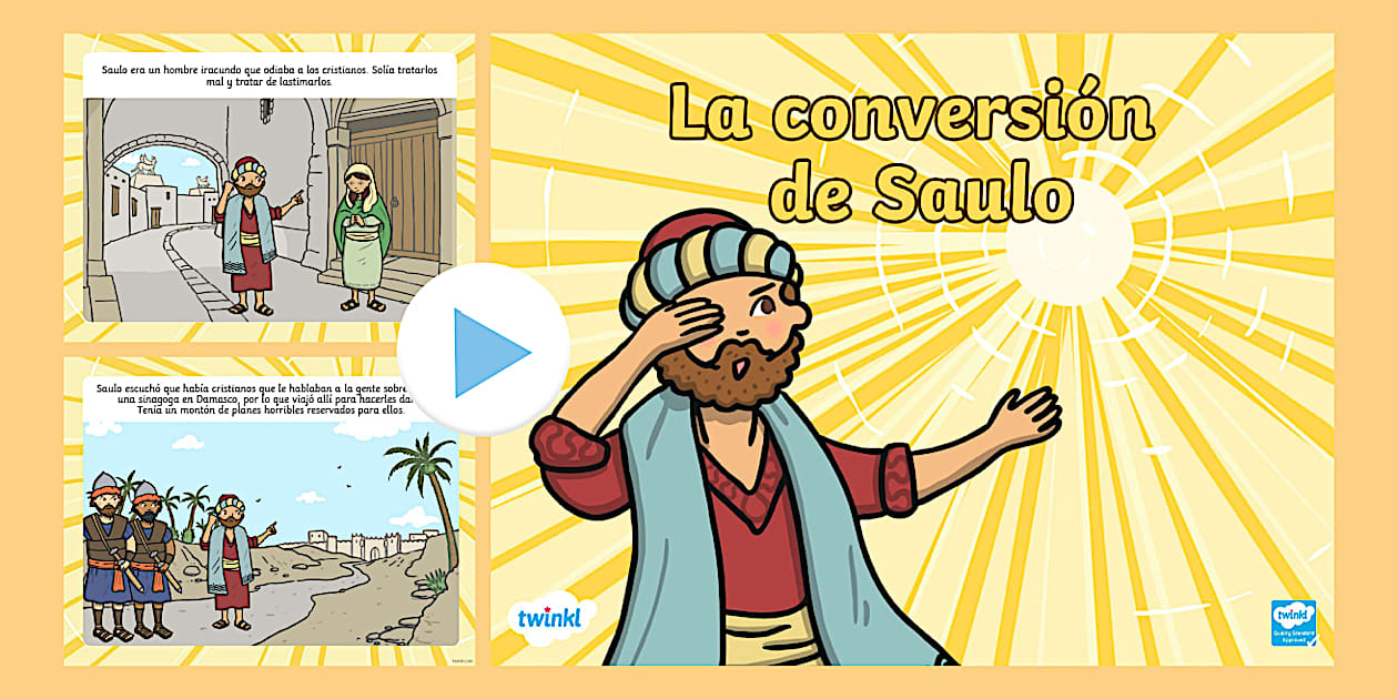 PowerPoint: La conversión de Saulo (teacher made) - Twinkl