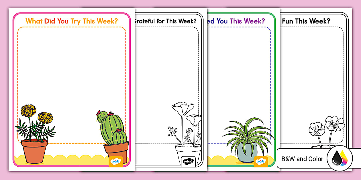 Weekly Reflections Posters (Teacher-Made) - Twinkl