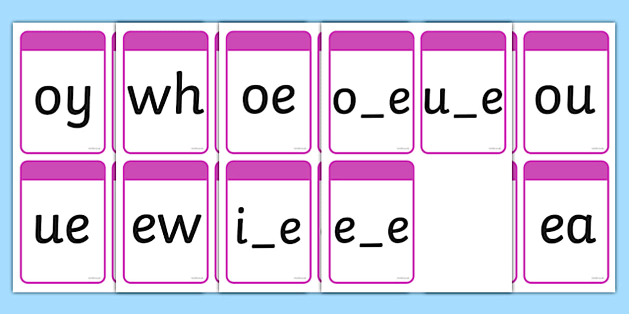 Phonics Grapheme Flashcards – Phase 5 Resource - Twinkl