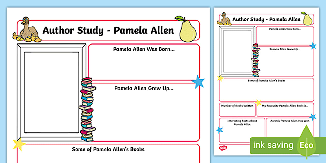 Pamela Allen Author Study to Support Teaching on Alexander's Outing
