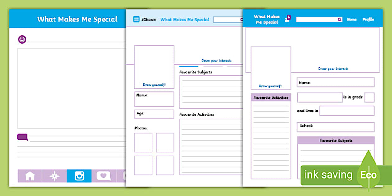 What Makes Me Special Activity | Back-to-School Resources
