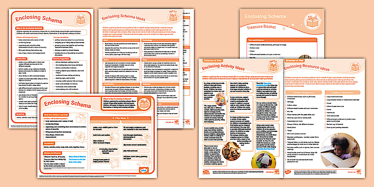 Enclosing Schema Resource Pack | Schemas of Play | Twinkl
