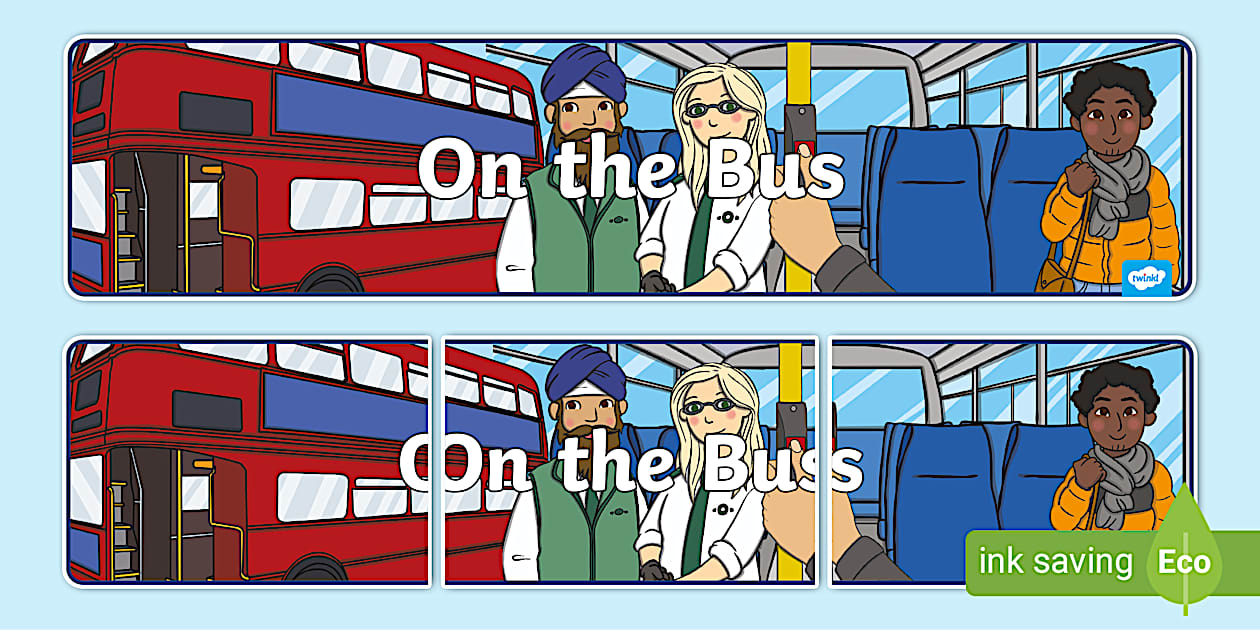 On the Bus Role Play Banner (teacher made) - Twinkl