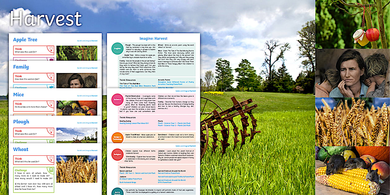 Imagine Harvest KS1 Resource Pack