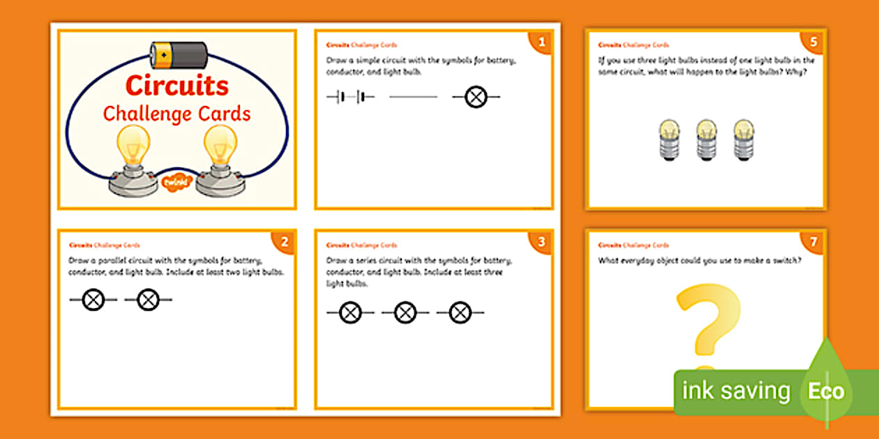 Circuits Challenge Cards (teacher made) - Twinkl