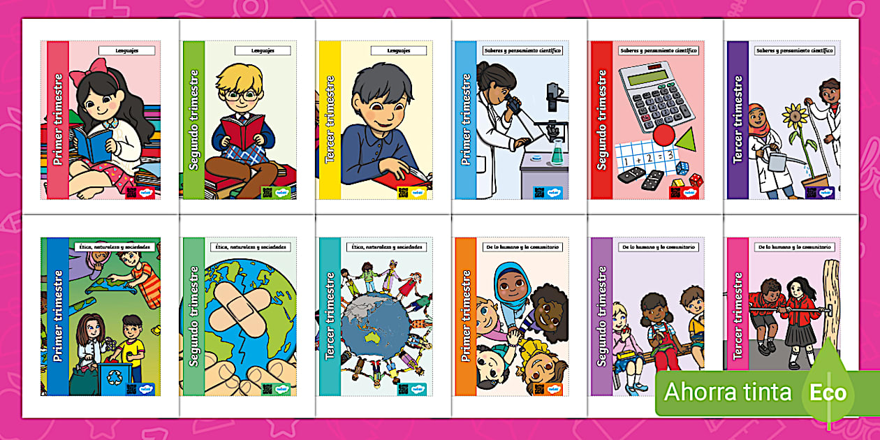 Portadas de campos formativos | Para cuadernos de NEM