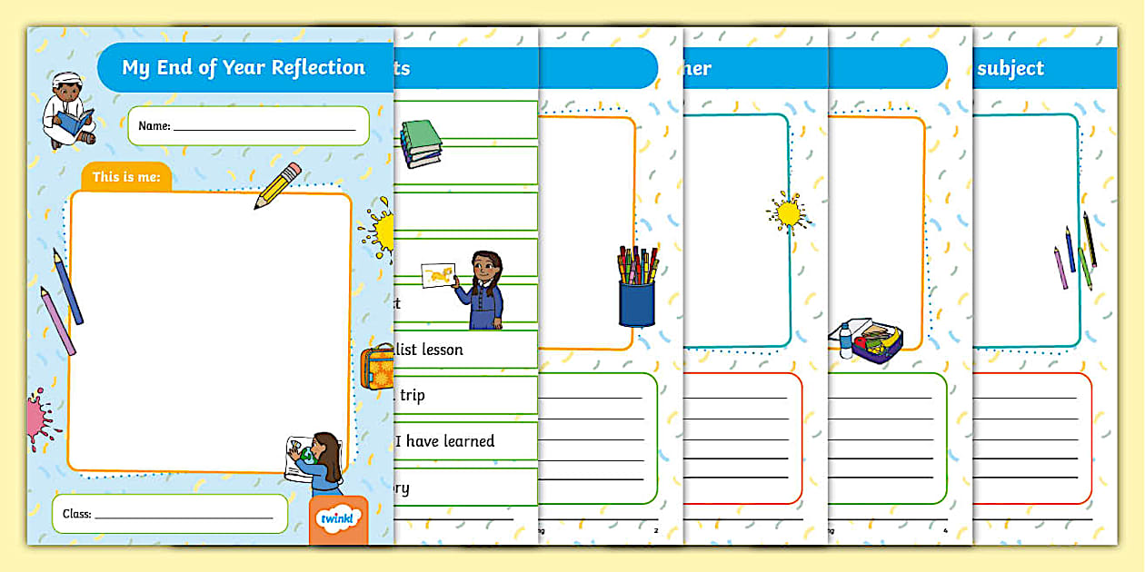 KS1 End of Year Reflection (Teacher-Made) - Twinkl