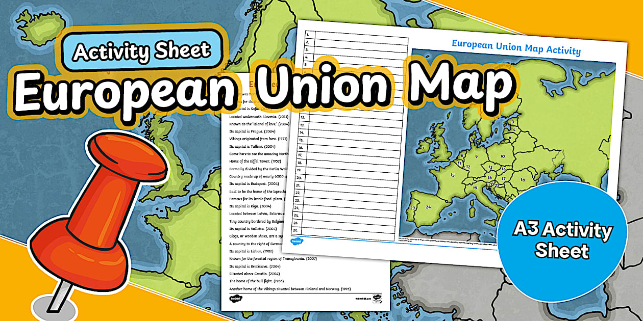 European Union Map Activity