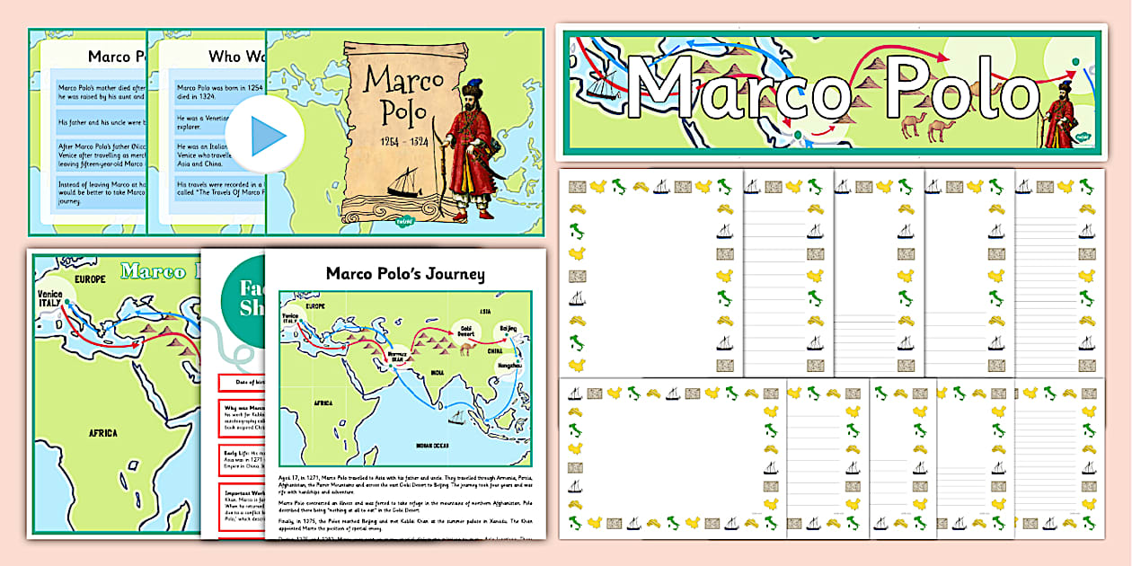 Marco Polo Lesson Pack (teacher made) - Twinkl