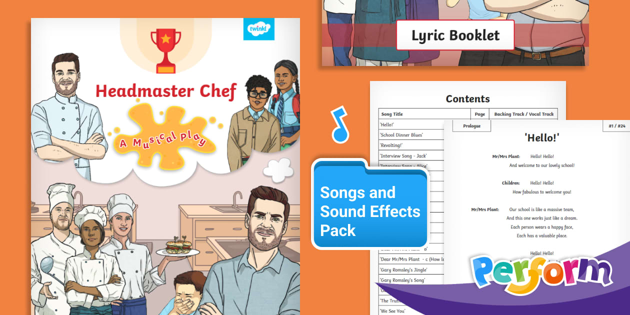👉 Headmaster Chef - Songs and Sound Effects Pack - Twinkl