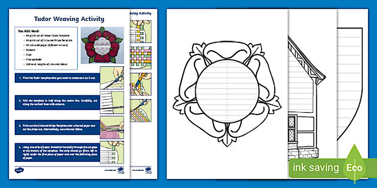 Tudor Weaving Activity | History Crafts (teacher made)