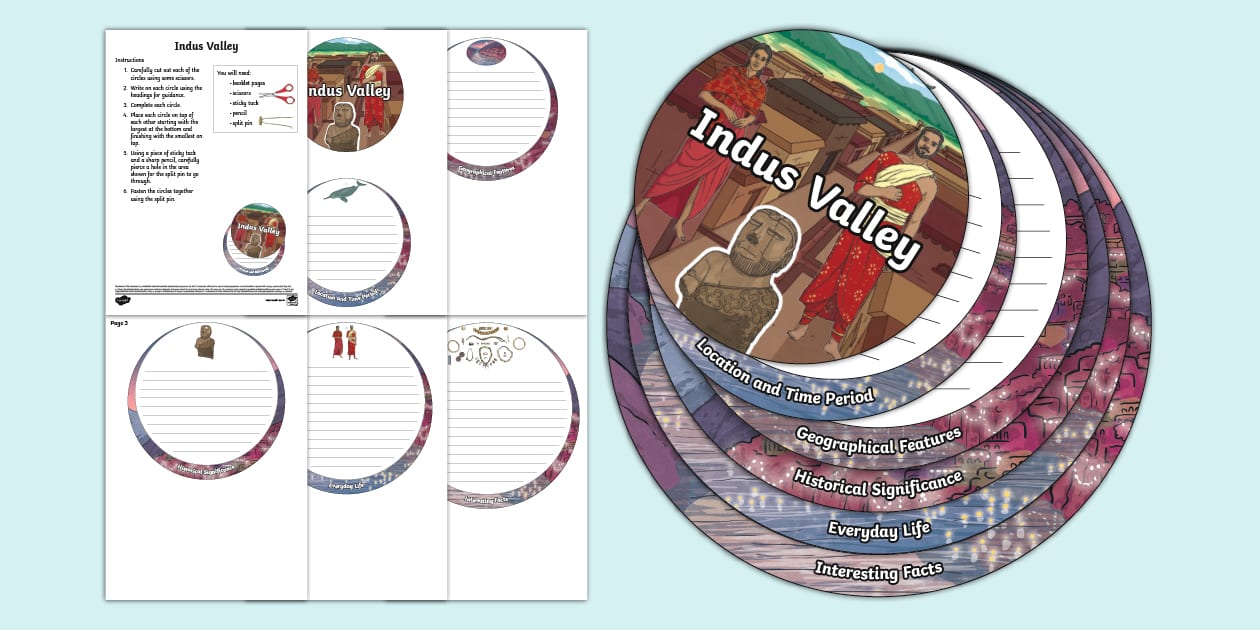 Indus Valley Circles Booklet - Twinkl Writing