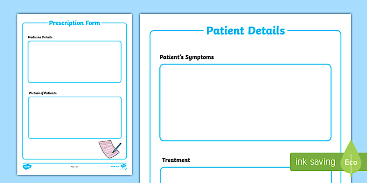 Editable Toy Hospital Forms (teacher made) - Twinkl