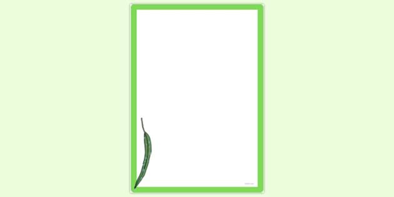 Gum Leaf with Dew Page Border | Page Borders | Twinkl