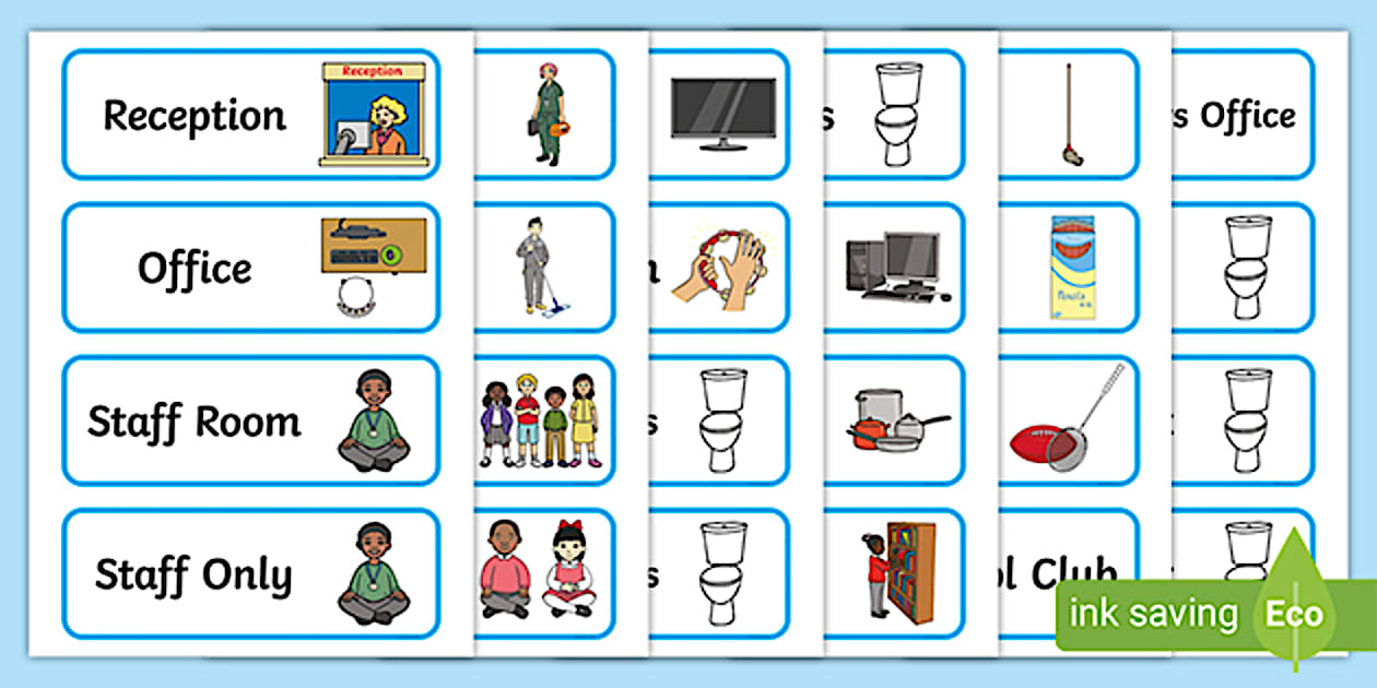 👉 Free Printable School Labels for Kids - Teacher Resource