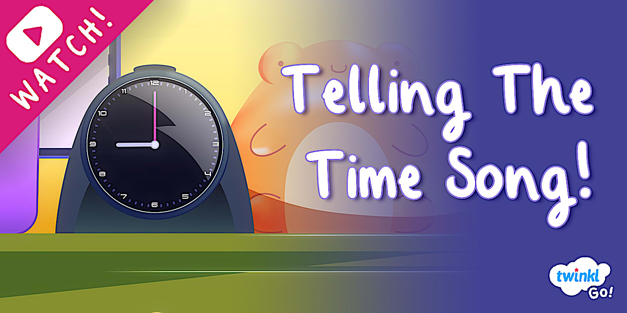 👉 Telling the Time Song | Twinkl Animation (teacher made)