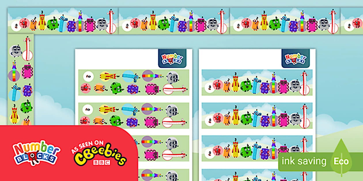 👉 Numberblocks: Display Border (teacher made) - Twinkl