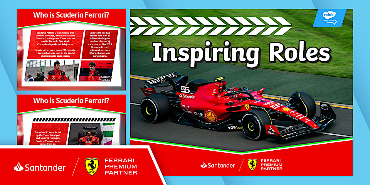 FREE! - Scuderia Ferrari F1: Inspiring Roles PowerPoint