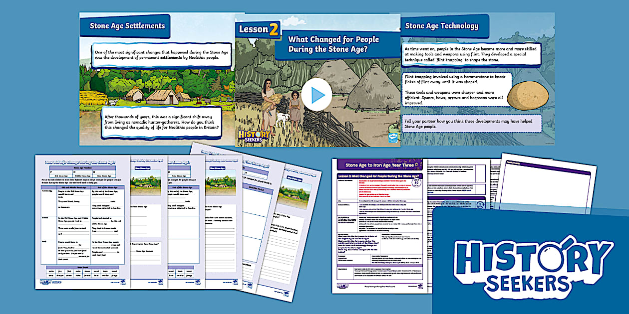 History Seekers: LKS2: Stone Age - Iron Age: Lesson 2
