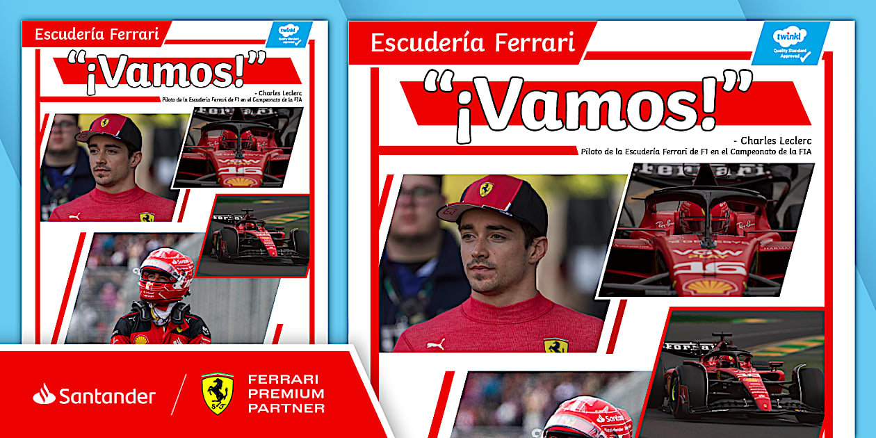 Escudería Ferrari - Póster: Charles Leclerc