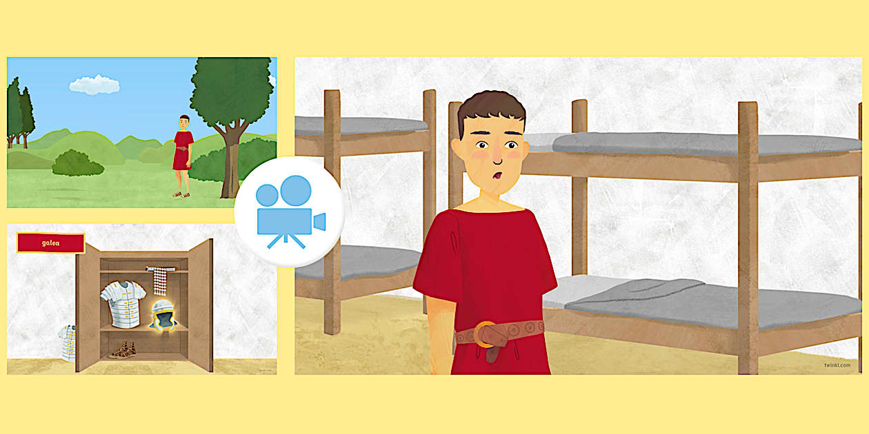 A Roman Soldier's Life for Me Animation Story | KS2 Resource