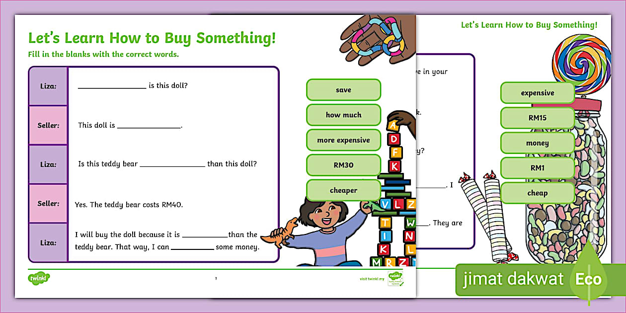 Malaysian Money - Learning to Buy Things