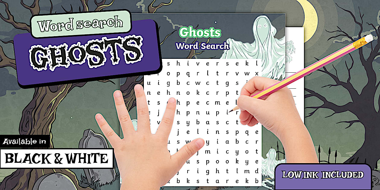 IP - English - Term 4 - Ghosts - Word Search (CAPS Aligned)
