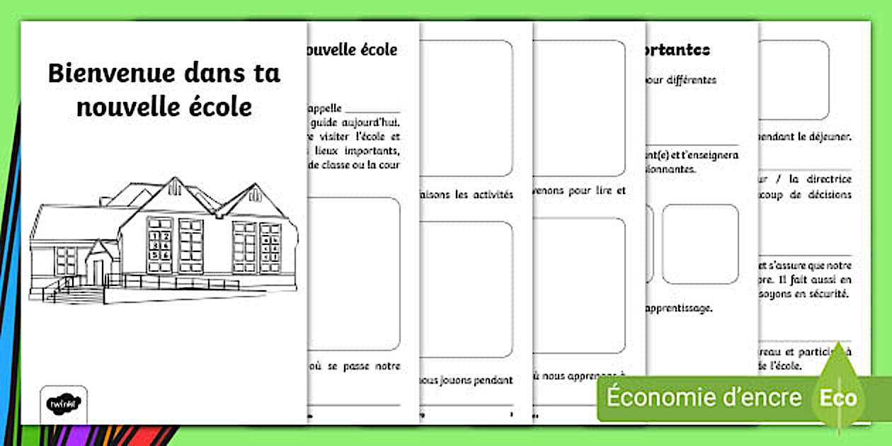 Livret de la rentrée : bienvenue dans ta nouvelle école