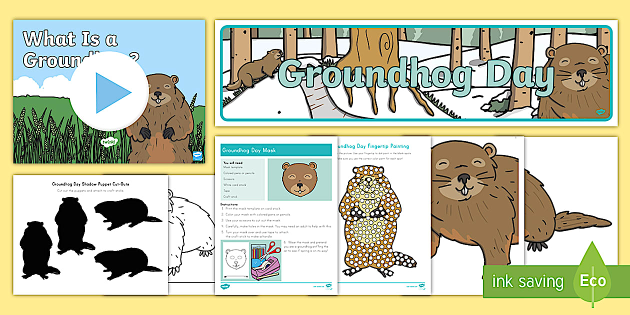 Groundhog Day Activity Pack | K-5 Printables | Twinkl