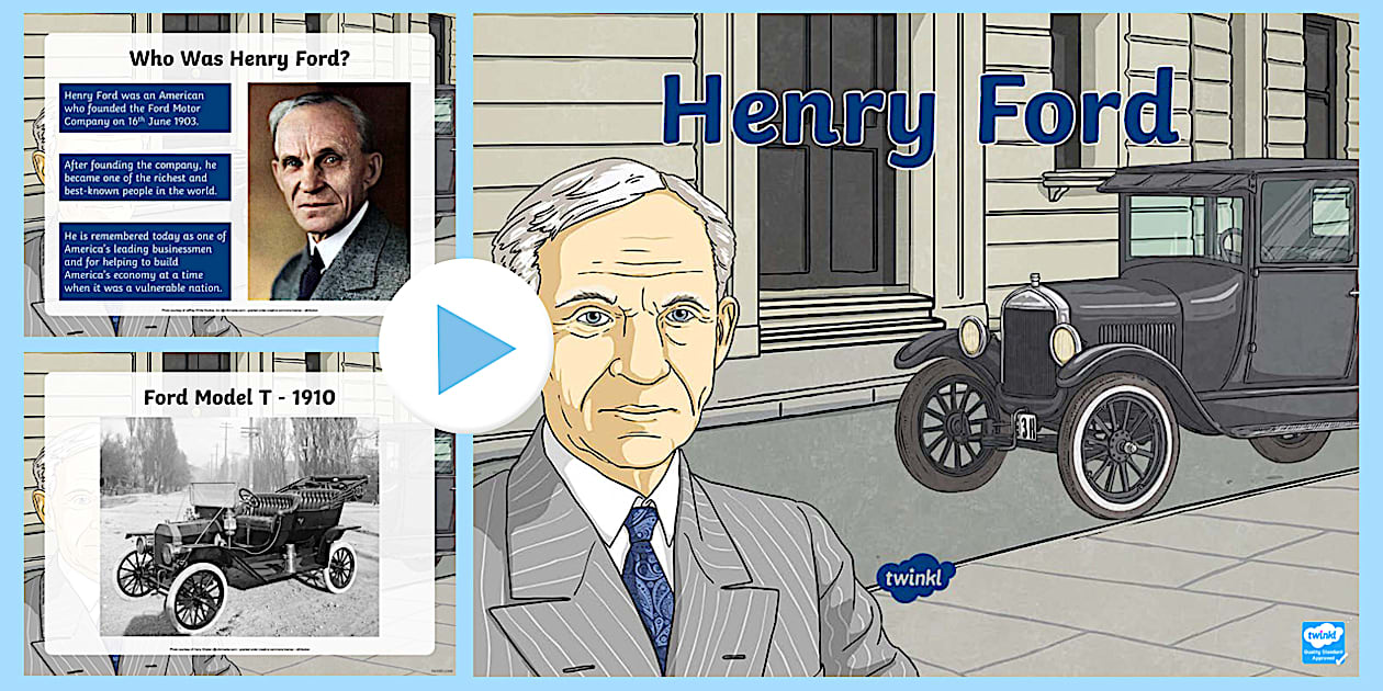 Henry Ford Biography for Kids - PowerPoint