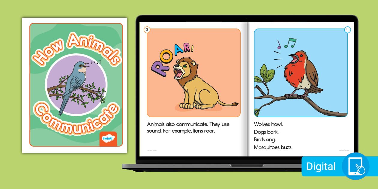 How Animals Communicate Emergent Reader eBook (Teacher-Made)